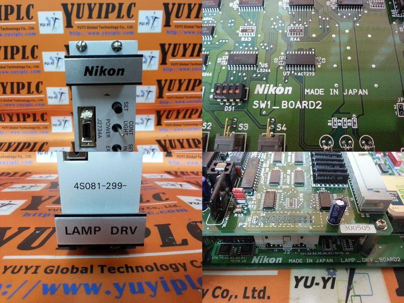 NIKON LAMP DRV 4S081-299 LAMP_DRV_BOARD2 / SW1_BOARD2 - 裕益科技自動化設備可程式編碼器 ...