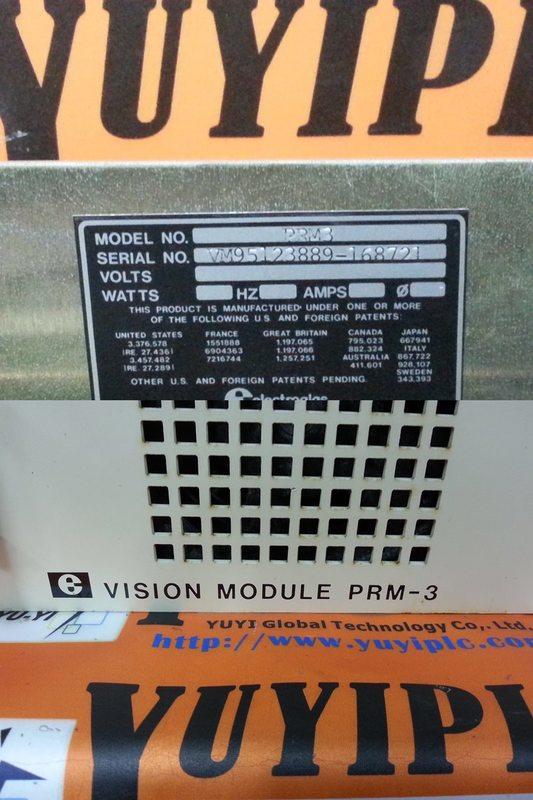 ELECTROGLAS VISION MODULE PRM-3 - 裕益科技自動化設備可程式編碼器PLC分散式控制系統DCS