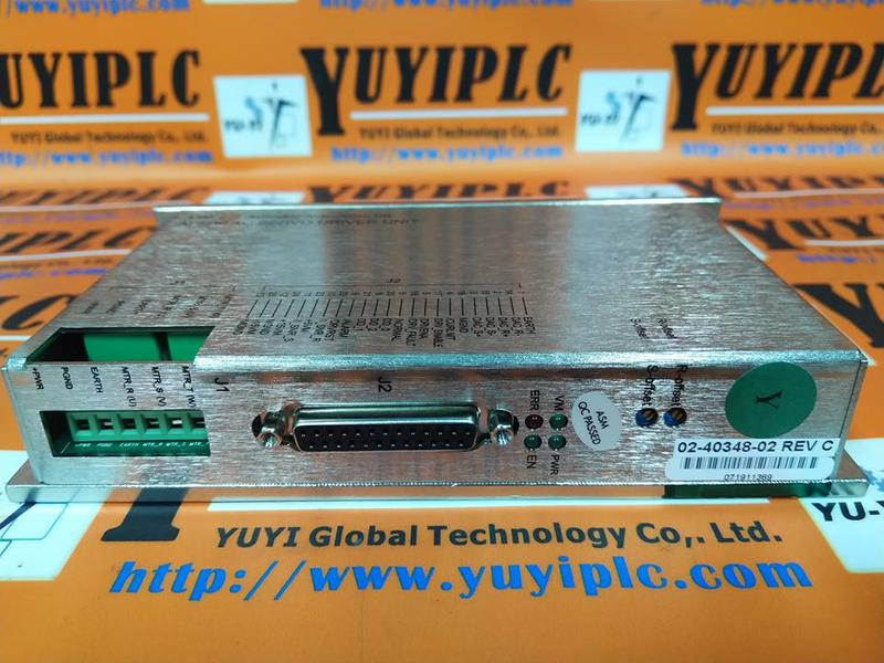 ASM 02-40348-02 REV C APS30 AC SERVO DRIVER UNIT - PLC DCS SERVO ...