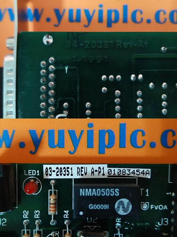 ASM 03-20351 REV A-P1 64-20351 REV-A1 BOARD - 裕益科技自動化設備可程式編碼器PLC分散式控制系統DCS