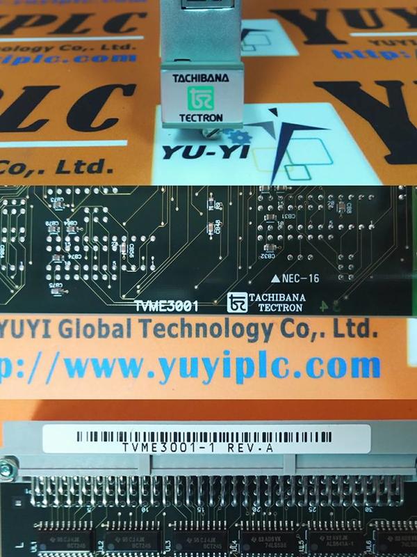 VME BOARD TACHIBANA TECTRON TVME 3001-1 REV.A - PLC DCS SERVO Control ...