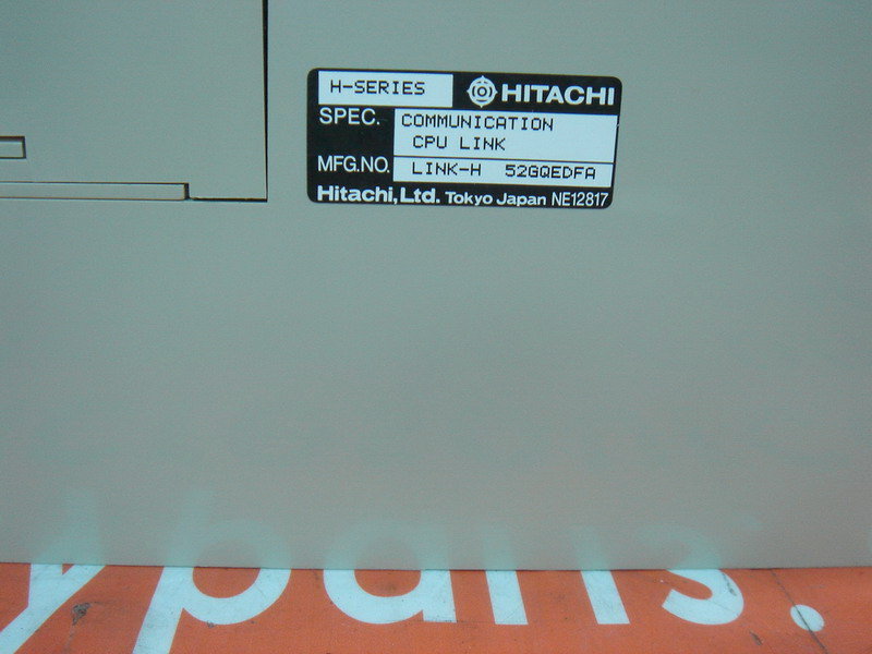 HITACHI H-SERIES COMMUNICATION CPU LINK LINK-H 52GQEDFA - PLC DCS SERVO ...