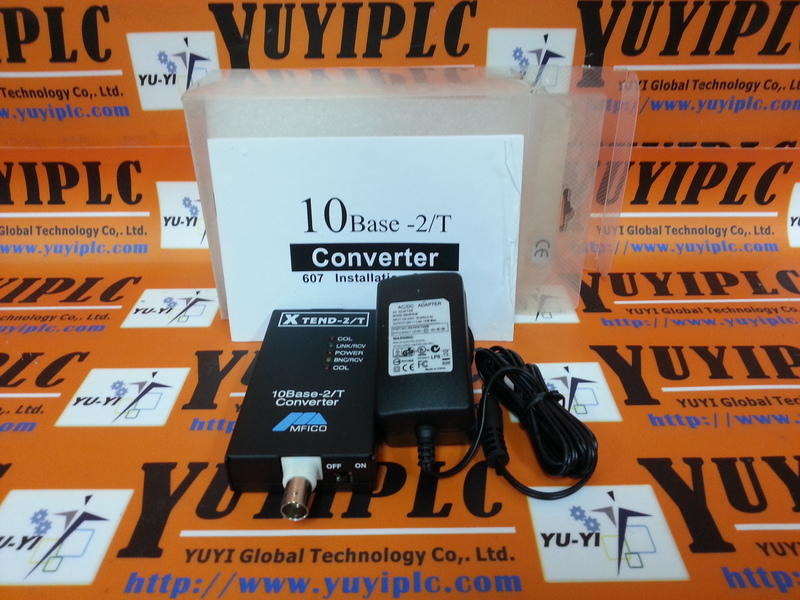 X TEND-2/T 10Base-2/T ETHERNET CONVERTER -NEW - 裕益科技自動化設備可程式編碼器PLC分散式控制 ...
