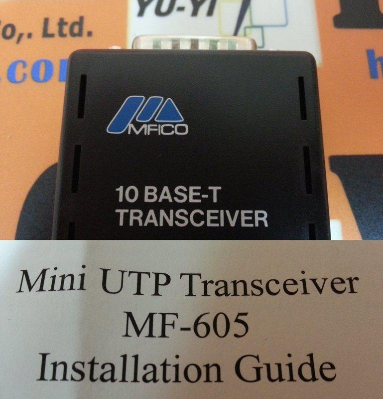 10 BASE-T MINI UTP TRANSCEIVER -NEW - PLC DCS SERVO Control MOTOR POWER ...