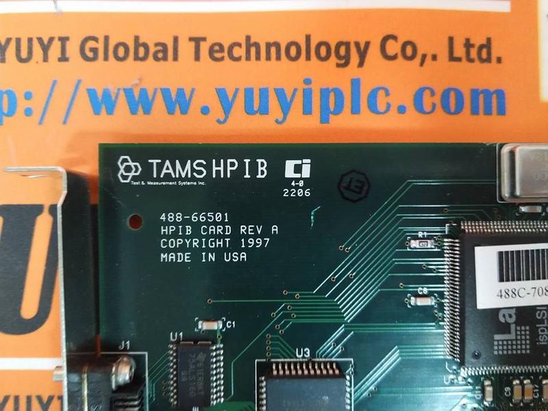 TAMS GP-IB/HP-IB PCI INTERFACE CARD 488-66501 - PLC DCS SERVO Control ...