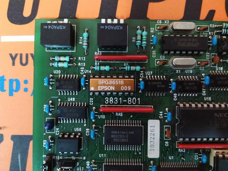 ELMIC AT-COM/Z80B / 3831-801 BOARD - 裕益科技自動化設備可程式編碼器PLC分散式控制系統DCS