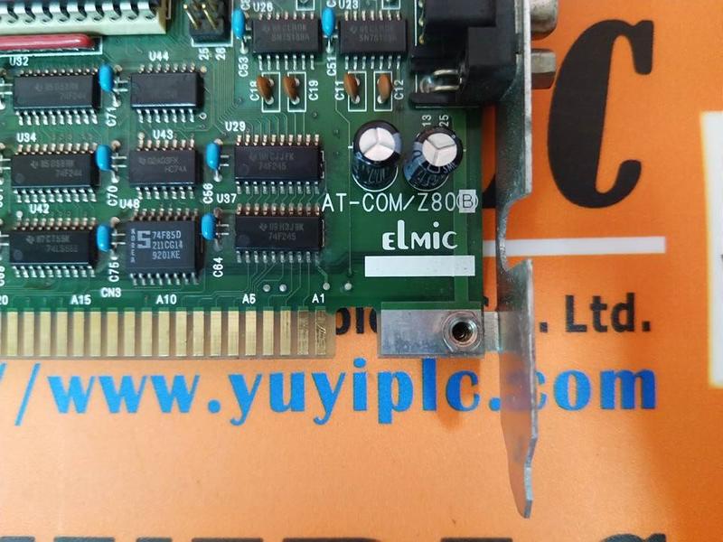 ELMIC AT-COM/Z80B / 3831-801 BOARD - 裕益科技自動化設備可程式編碼器PLC分散式控制系統DCS