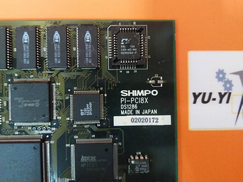 SHIMPO PI-PCI8X MOTION CONTROLLER CARD DS1286 - PLC DCS SERVO Control ...