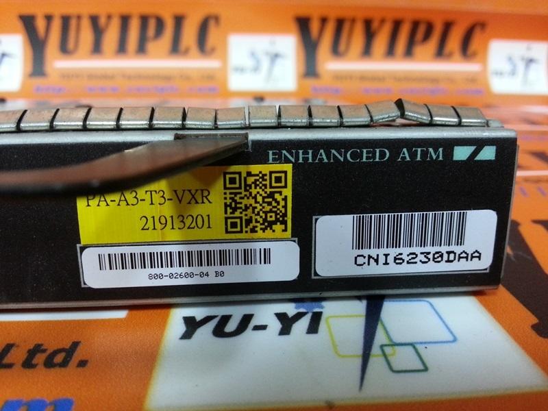 CISCO PA-A3 ENHANCED ATM PORT ADAPTER PA-A3-T3-VXR - PLC DCS SERVO ...