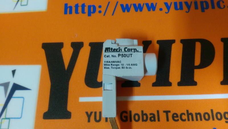 ALTECH P50UT Power Feed Lug; 480 Volt AC, 115 Amp - PLC DCS SERVO ...