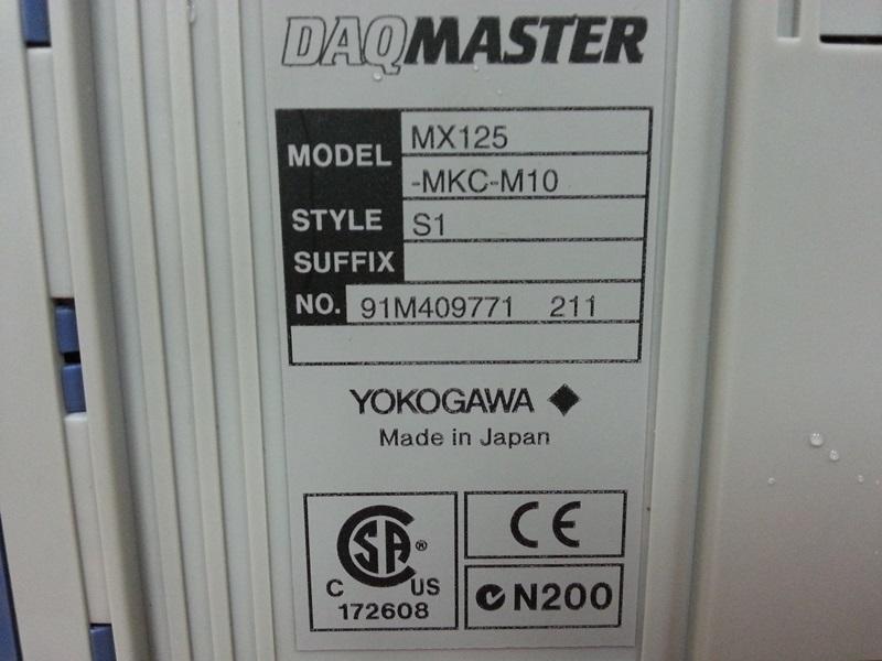 YOKOGAWA MX125-MKC-M10 Input Module - 裕益科技自動化設備可程式編碼器PLC分散式控制系統DCS