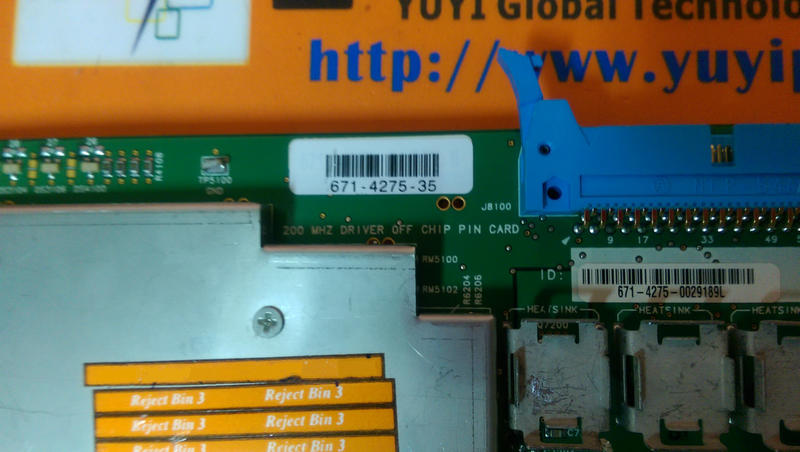 CREDENCE 671-4275-35 200 MHZ DRIVER OFF CHIP PIN CARD - PLC DCS SERVO ...