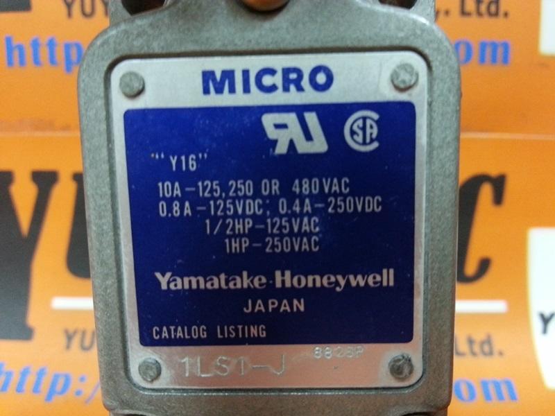 YAMATAKE-HONEYWELL 1LS1-J Limit Switch - 裕益科技自動化設備可程式編碼器PLC分散式控制系統DCS