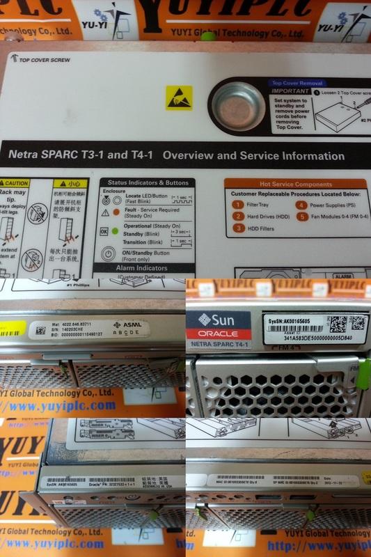 SUN NETRA SPARC T4-1 SERVER 4-CORE 2.85Ghz 32GB RAM - PLC DCS SERVO ...