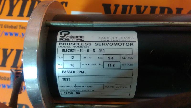 SEMITOOL BLF2924-10-0-S-020 Brushless Motor - 裕益科技自動化設備可程式編碼器PLC分散式控制系統DCS