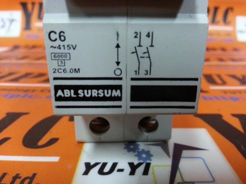 ABL SURSUM C6 CIRCUIT BREAKER - 裕益科技自動化設備可程式編碼器PLC分散式控制系統DCS