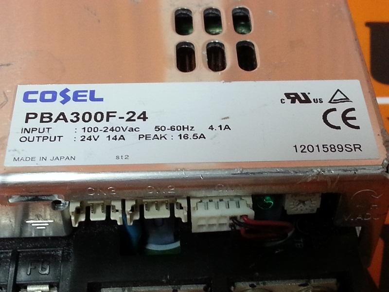 COSEL PBA300F-24 POWER SUPPLY - 裕益科技自動化設備可程式編碼器PLC分散式控制系統DCS