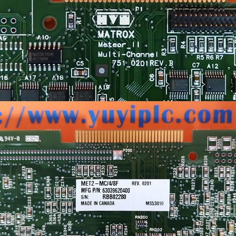 MATROX METEOR_II MUTI-CHANNEL 751_0201 REV.B MET2-MC/4/8F - PLC DCS ...