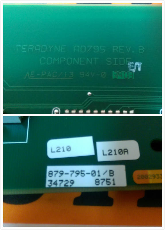 TERADYNE AD795 REV B / 879-795-01/B CIRCUIT BOARD - PLC DCS SERVO ...