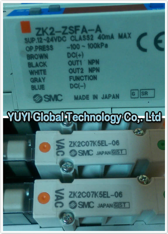 SMC ZK2-ZSFA-A W/ZK2C07K5EL-06 electromagnetic valve - PLC DCS SERVO ...