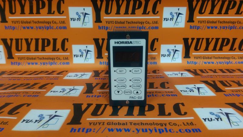 HORIBA STEC PAC-D2 READ OUT MODULE - PLC DCS SERVO Control MOTOR POWER ...
