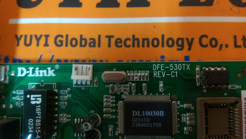 D-LINK DFE-530TX REV-C1 PCI 1-Port 10/100 Ethernet Card - PLC DCS SERVO ...
