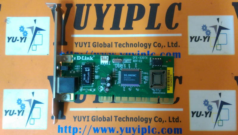 D-LINK DFE-530TX REV-C2 10-100MBPS PCI CARD - 裕益科技自動化設備可程式編碼器PLC分散式控制系統DCS