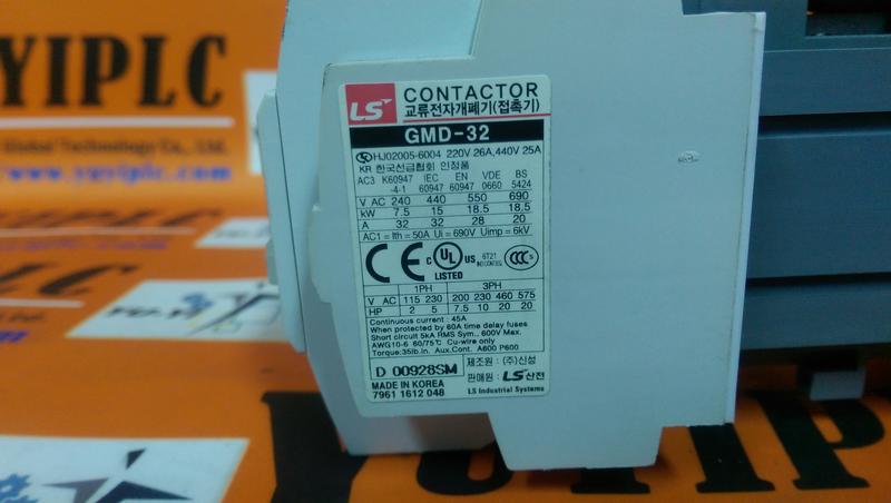 LS MEC GMD-32 Contactor - PLC DCS SERVO Control MOTOR POWER SUPPLY IPC ...