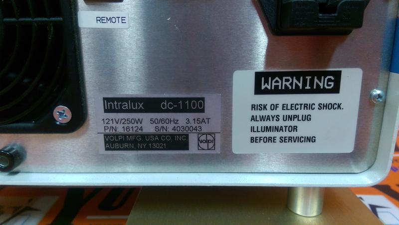 Intralux Light Source DC-1100 - 裕益科技自動化設備可程式編碼器PLC分散式控制系統DCS