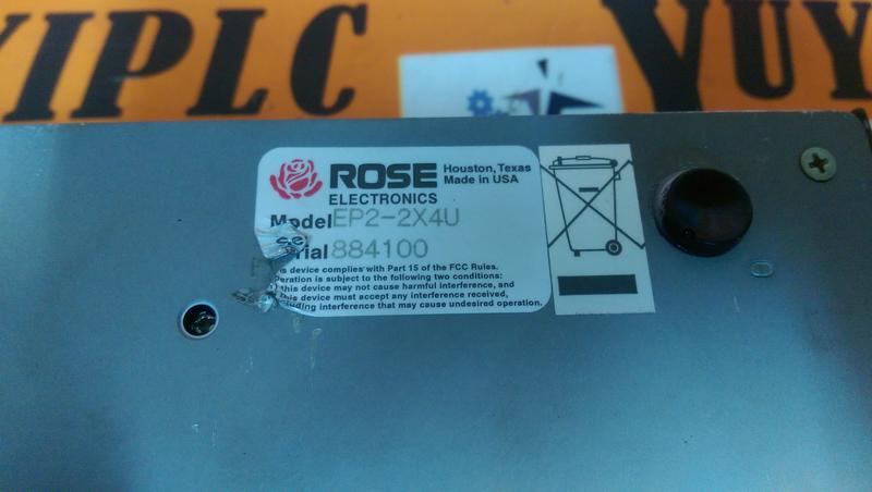 ROSE EP2-2X4U 4-Port KVM Switch - PLC DCS SERVO Control MOTOR POWER ...