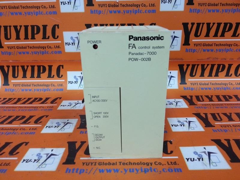 PANASONIC FA Control System PANADAC-7000 POW-002 - PLC DCS SERVO ...