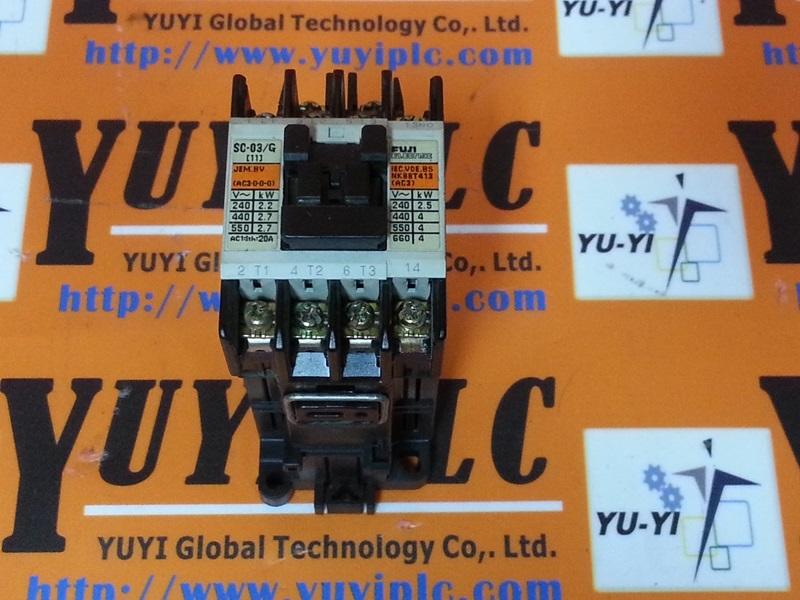 FUJI SC-03/G Contactor 24vdc Coil 3 Pole - 裕益科技自動化設備可程式編碼器PLC分散式控制系統DCS