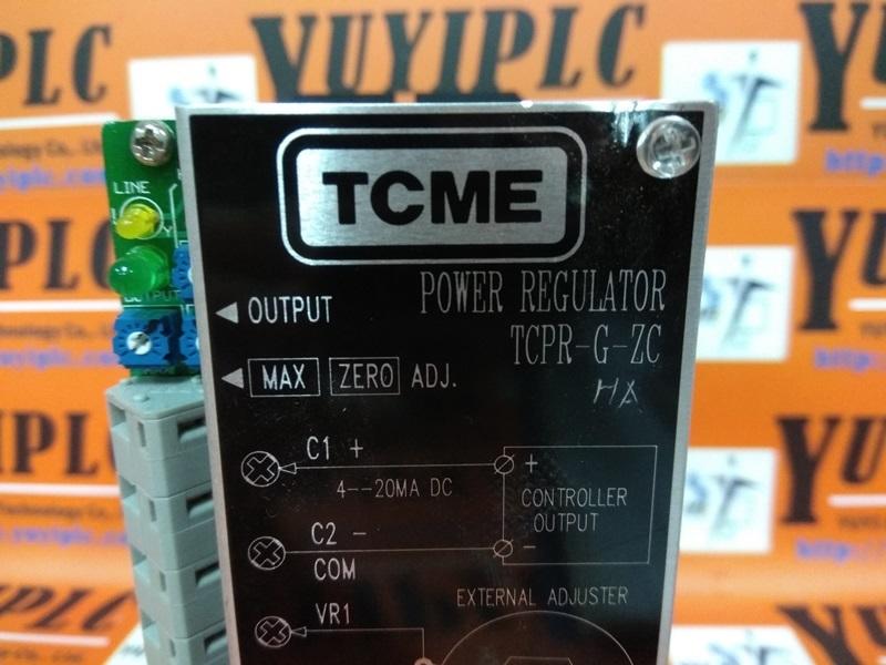 TCME TCPR-G-ZC POWER REGULATOR - 裕益科技自動化設備可程式編碼器PLC分散式控制系統DCS
