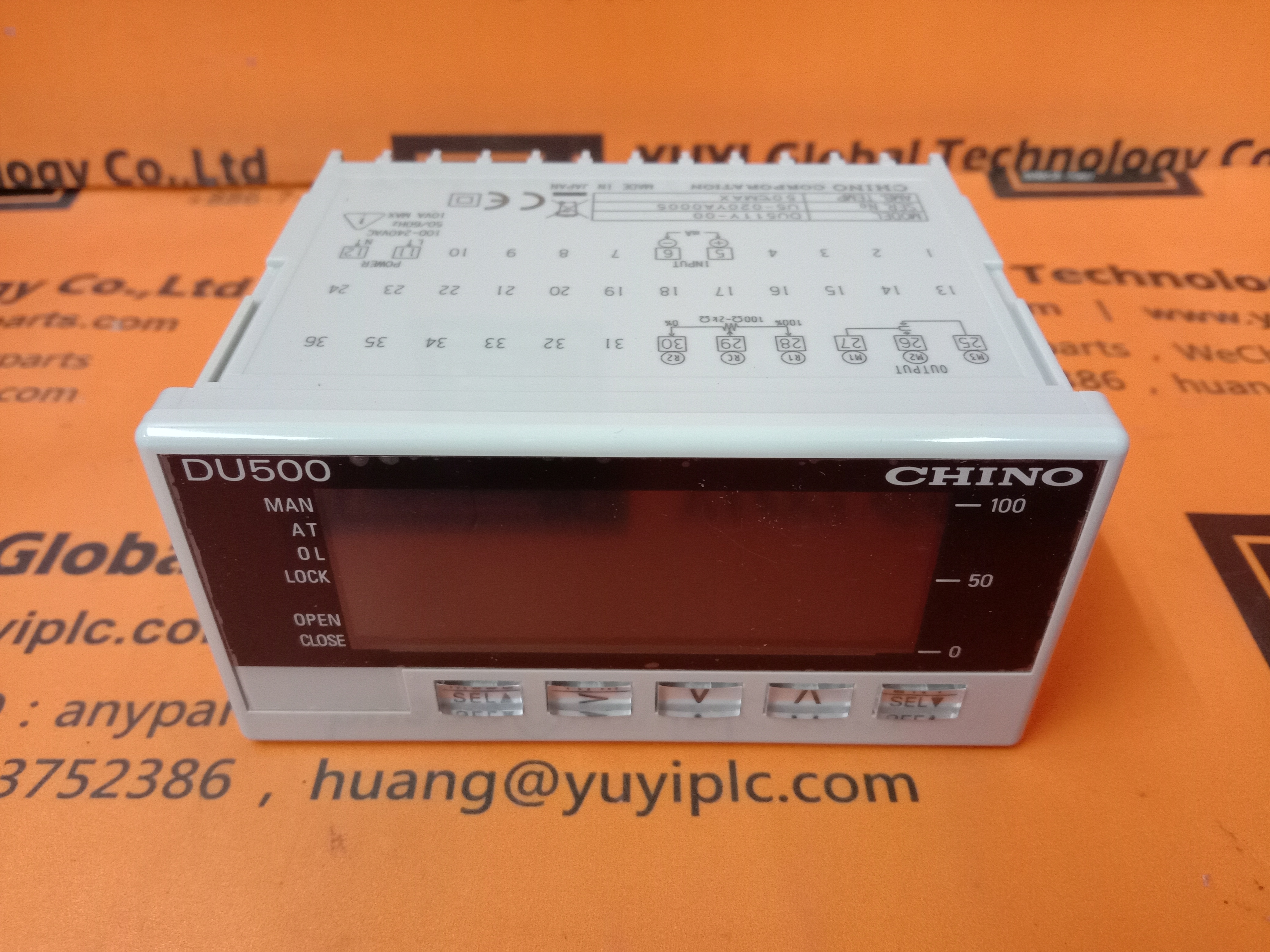 CHINO DU500 DU511Y-00 - 裕益科技自動化設備可程式編碼器PLC分散式控制系統DCS
