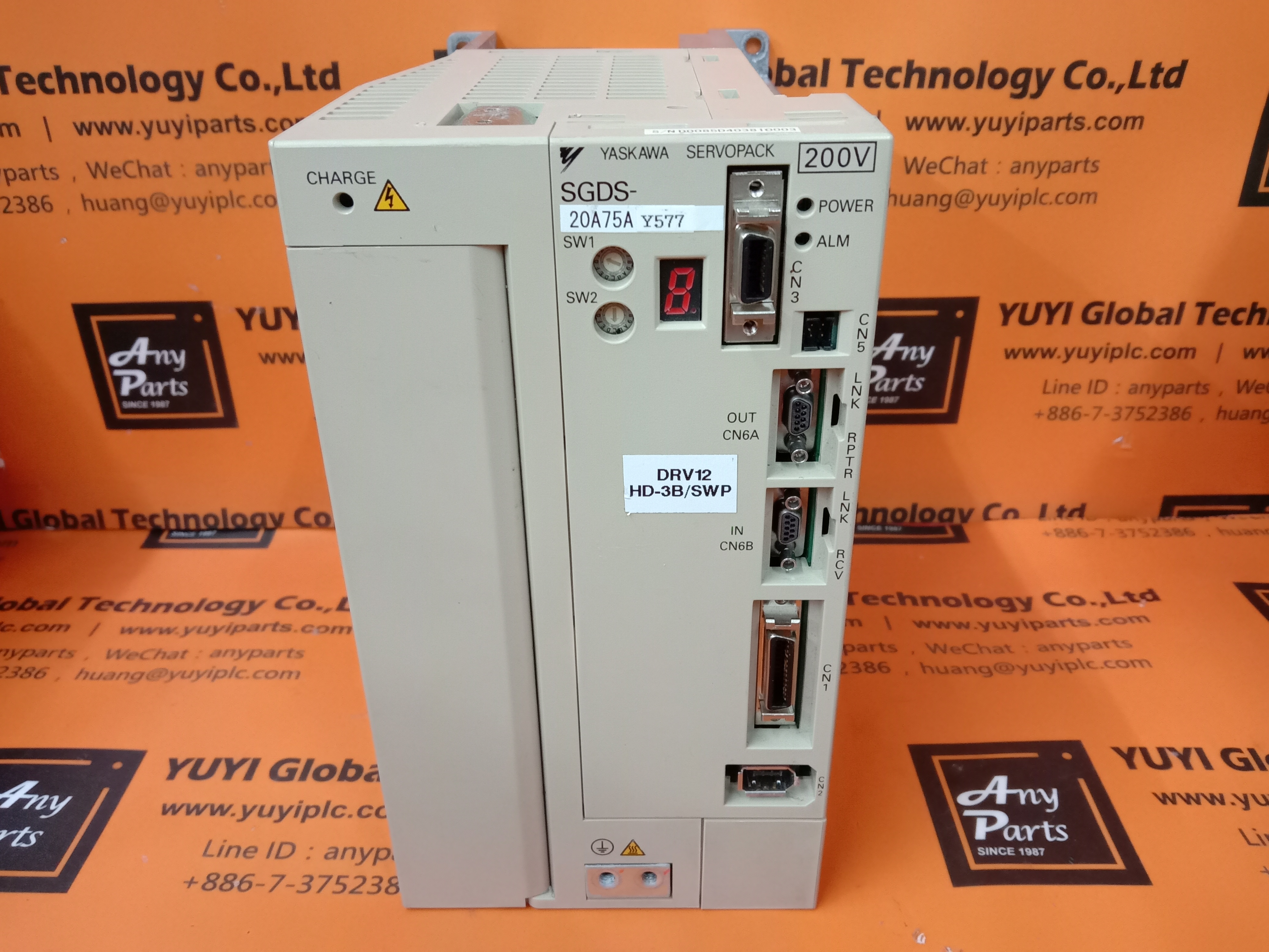 YASKAWA SGDS-20A75AY577 - 裕益科技自動化設備可程式編碼器PLC分散式控制系統DCS