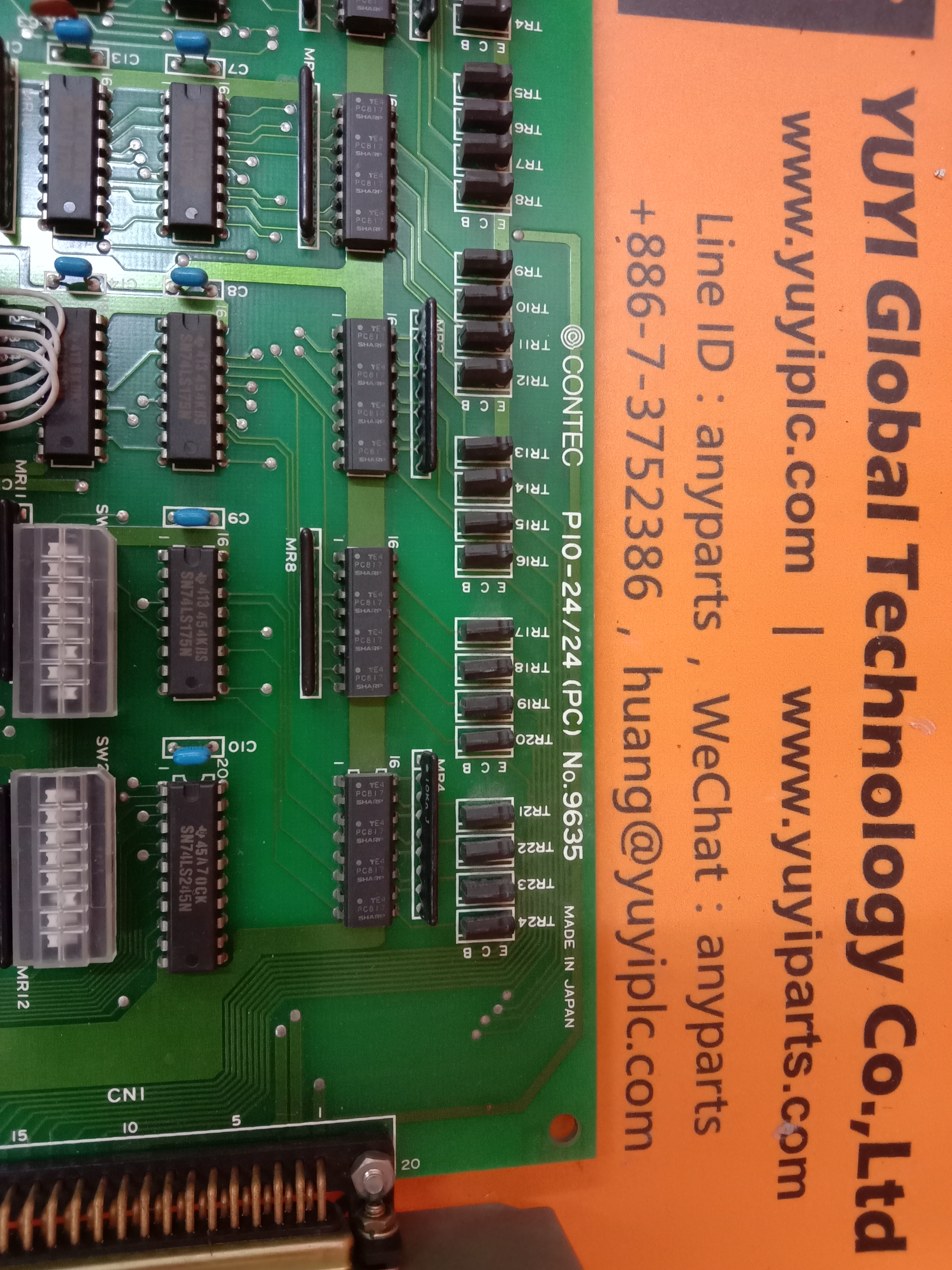 CONTEC PIO-24 24 (PC) NO.9635 - 裕益科技自動化設備可程式編碼器PLC分散式控制系統DCS