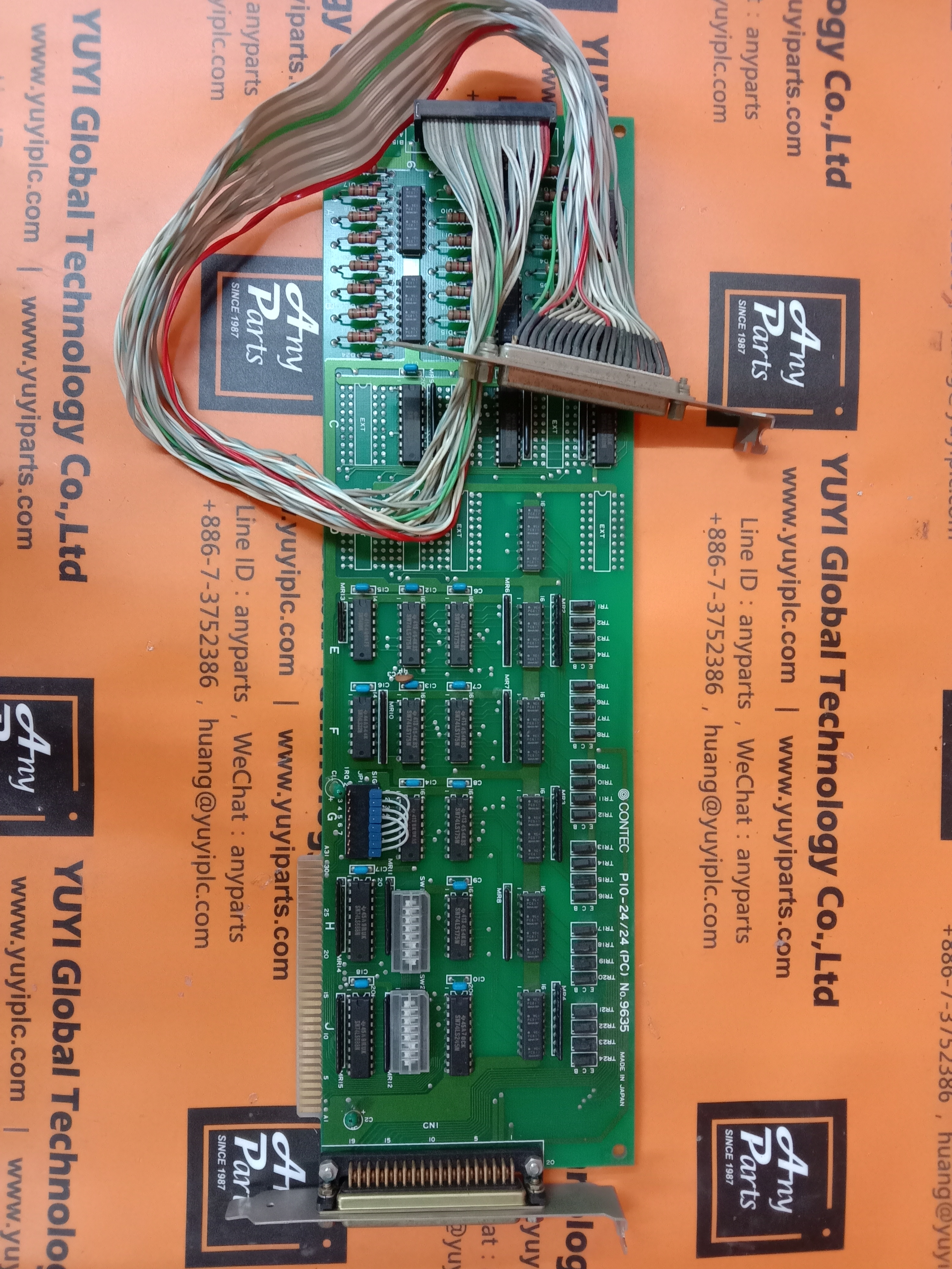 CONTEC PIO-24 24 (PC) NO.9635 - 裕益科技自動化設備可程式編碼器PLC分散式控制系統DCS