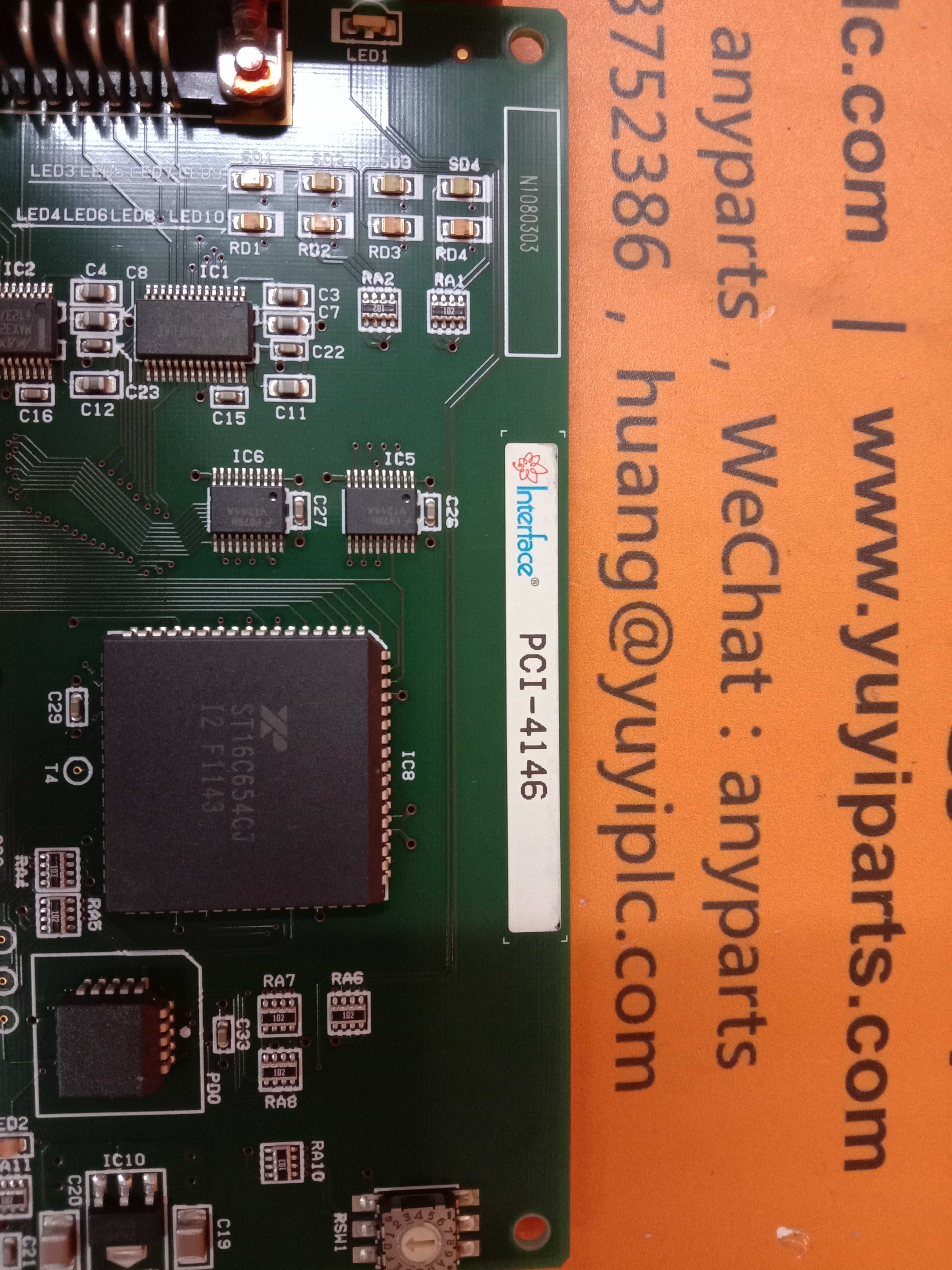 INTERFACE PCI-4146 acquisition card - PLC DCS SERVO Control MOTOR POWER ...