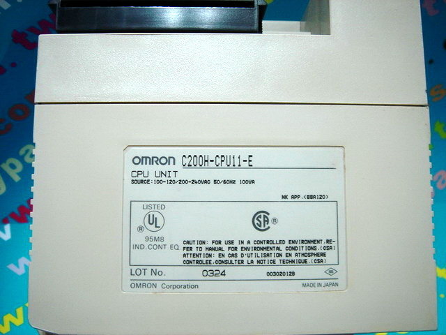 OMRON PLC CPU UNIT C200H-CPU11-E MODULE - 裕益科技自動化設備可程式編碼器PLC分散式控制系統DCS