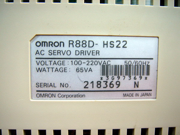 OMRON R88D-HS22 - 裕益科技自動化設備可程式編碼器PLC分散式控制系統DCS