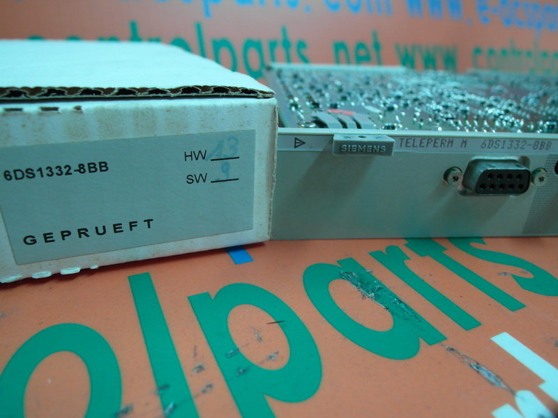 SIEMENS TELEPEERM M 6DS1332-8BB - 裕益科技自動化設備可程式編碼器PLC分散式控制系統DCS