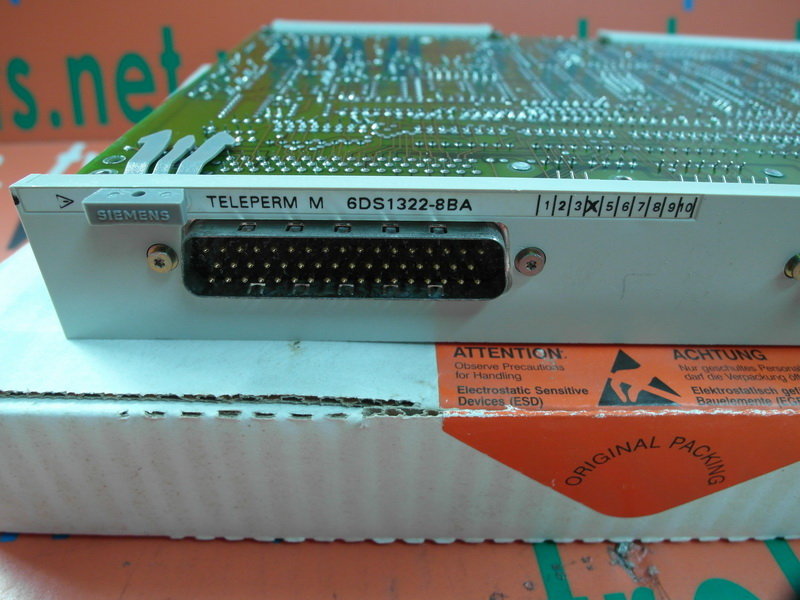 SIEMENS TELEPERM M 6DS1322-8BA - 裕益科技自動化設備可程式編碼器PLC分散式控制系統DCS