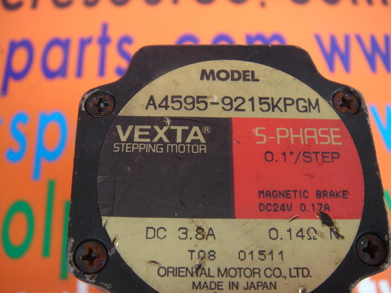 ORIENTAL VEXTA A4595-9215KPGM 5-PHASE STEPPING MOTOR - 裕益科技自動化設備可程式編碼器 ...