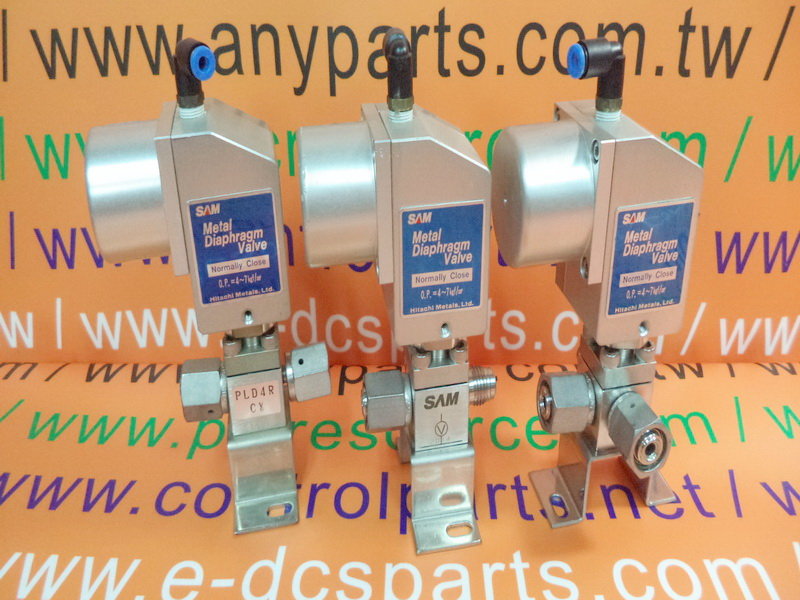 PLT4C 0103004 / PLD4R-CY HITACHI SAM Metal Diaphragm Valve Normally ...