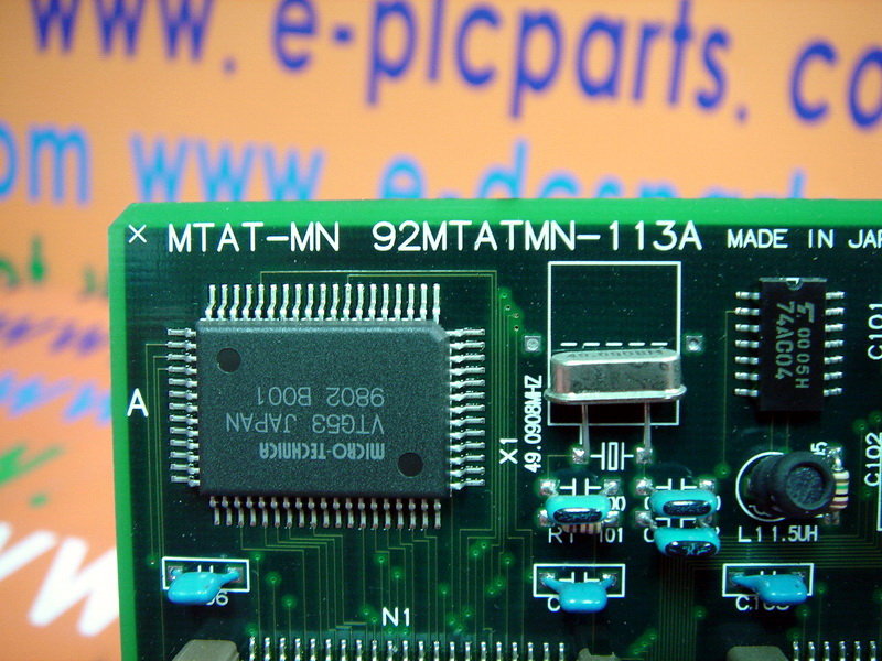 MTAT-MN 92MTATMN-113A - 裕益科技自動化設備可程式編碼器PLC分散式控制系統DCS