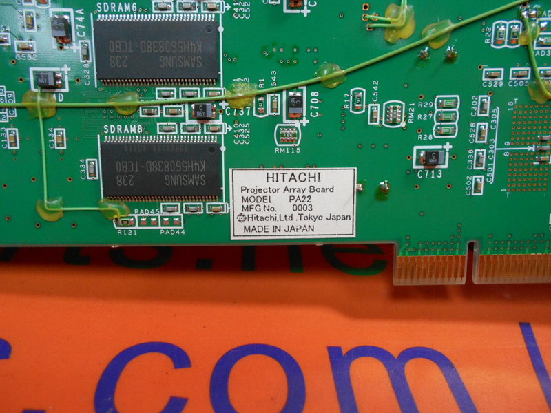 HITACHI PROJECTOR ARRAY BOARD PA22 - 裕益科技自動化設備可程式編碼器PLC分散式控制系統DCS