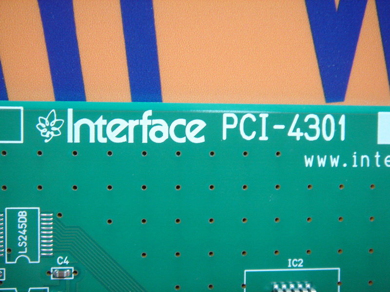 INTERFACE PCI-4301 - PLC DCS SERVO Control MOTOR POWER SUPPLY IPC ROBOT