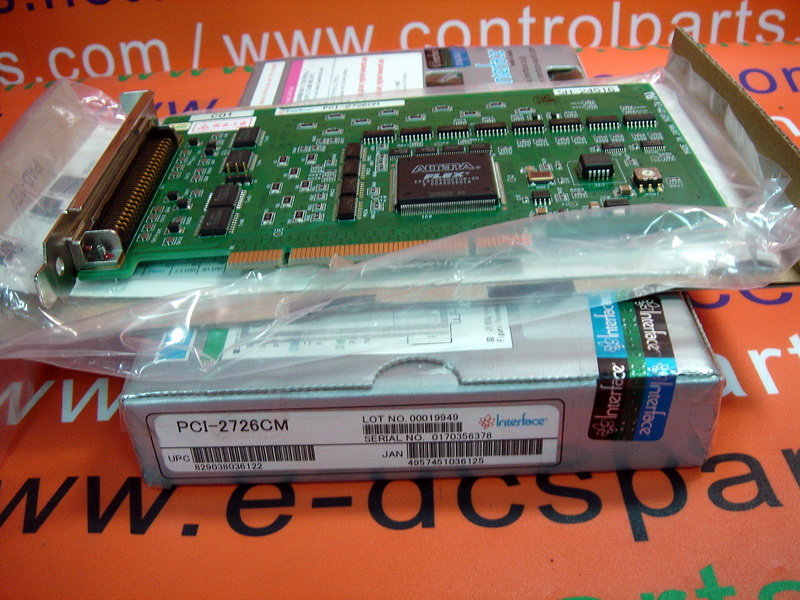 INTERFACE PCI-2726CM *NEW* - 裕益科技自動化設備可程式編碼器PLC分散式控制系統DCS
