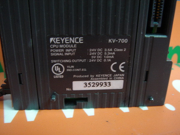 KEYENCE KV-700 PLC CPU MODULE MICRO USB DATA WINDOW KV700 - 裕益科技自動化設備可 ...