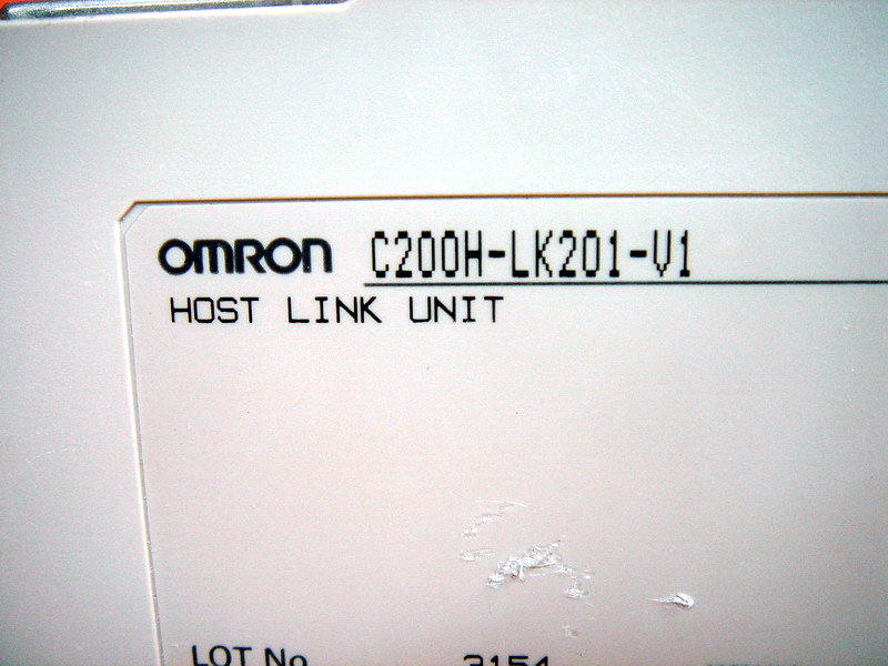 OMRON HOST LINK UNIT C200H-LK201-V1 - 裕益科技自動化設備可程式編碼器PLC分散式控制系統DCS